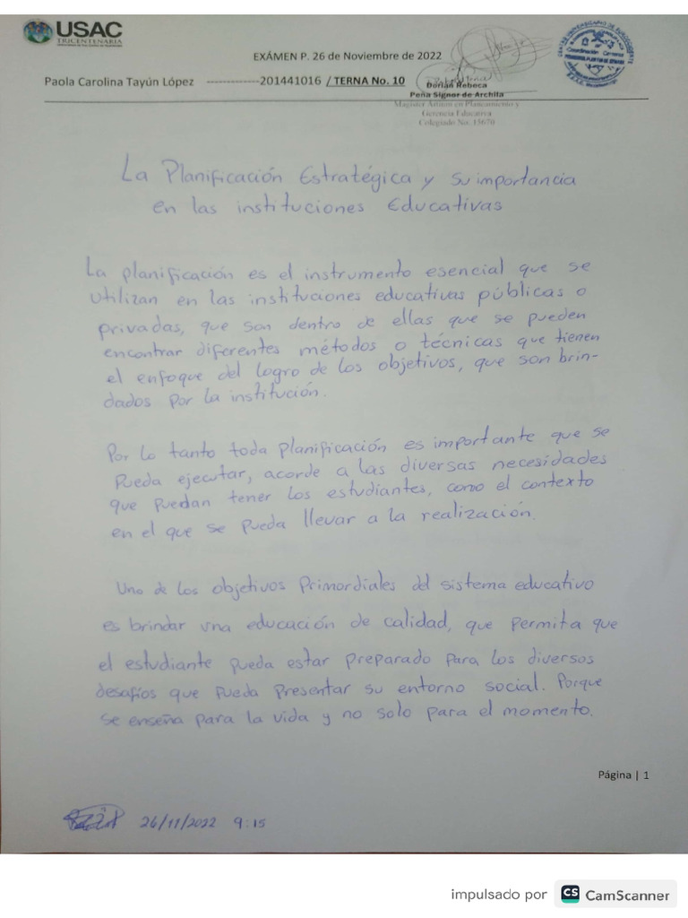 Evaluación Escrita | PDF