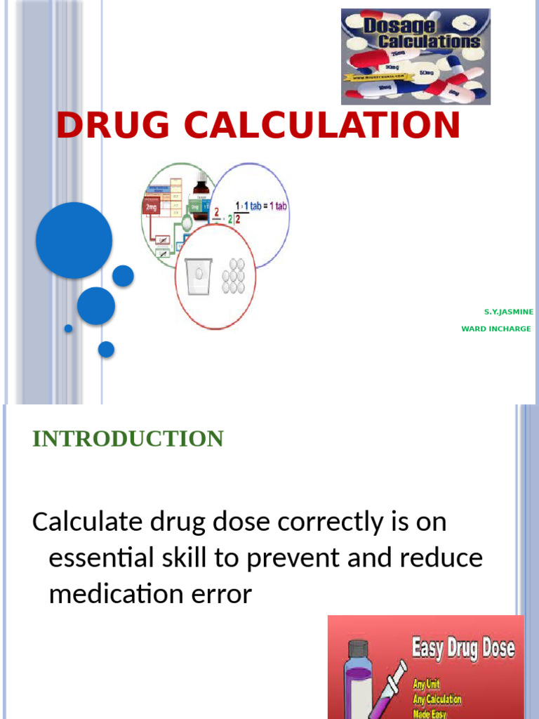Pediatric Drug Dosage Calculations | PDF | Drugs | Medical Treatments