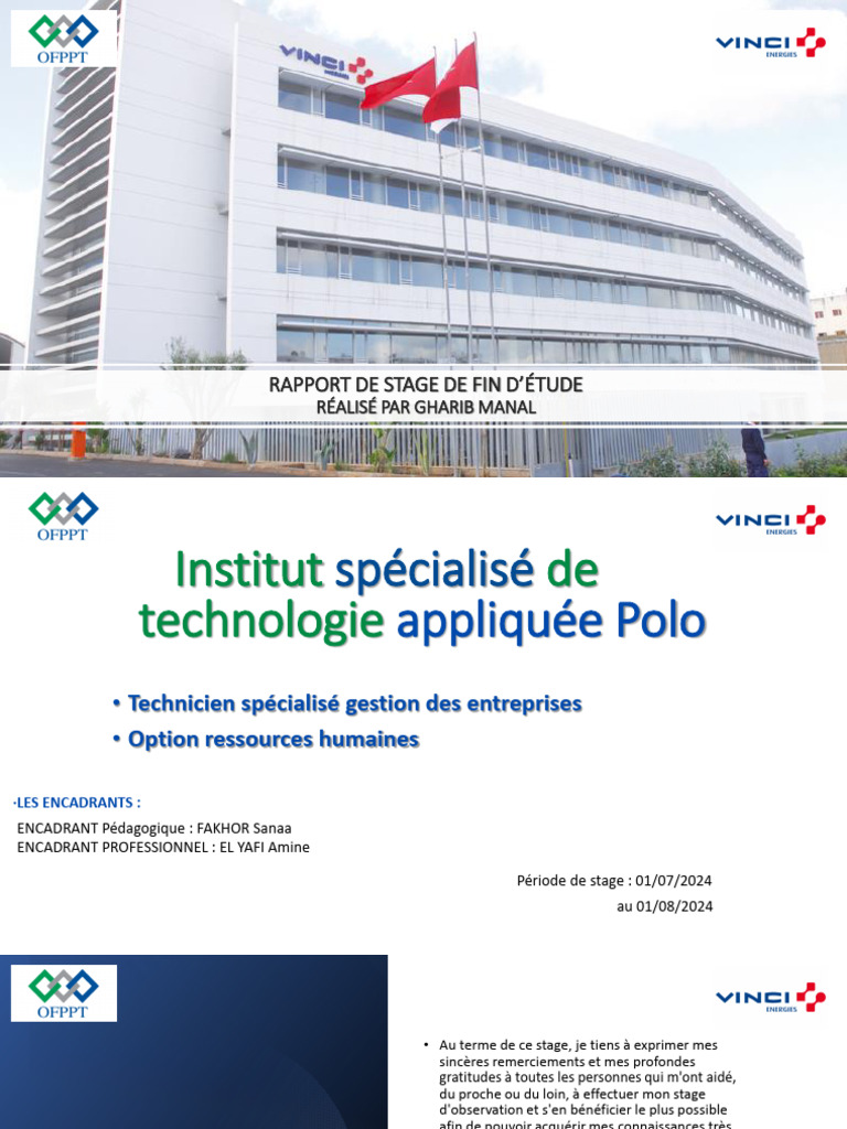 Rapport de stage en ressources humaines | PDF | Gestion des ressources ...