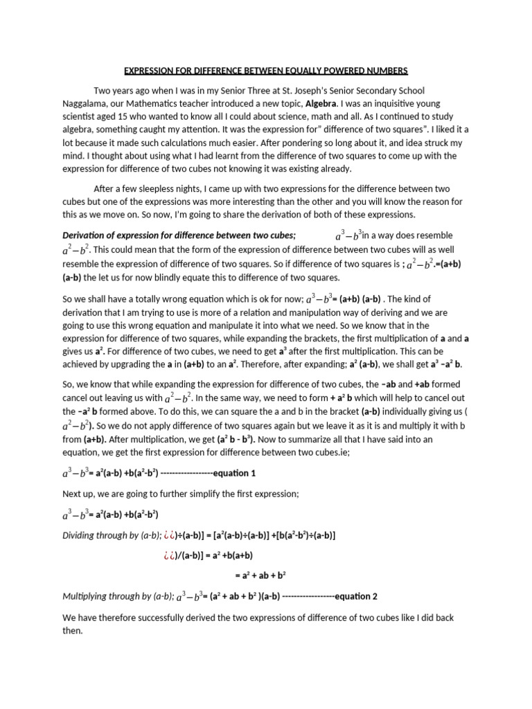 Mathematics Project. | PDF | Mathematics | Factorization