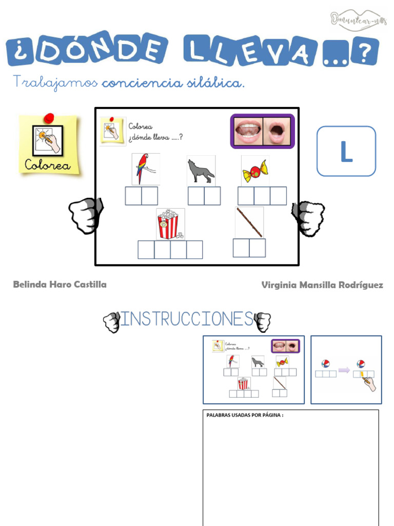 Sílabas Cualquier Posición Con L | PDF