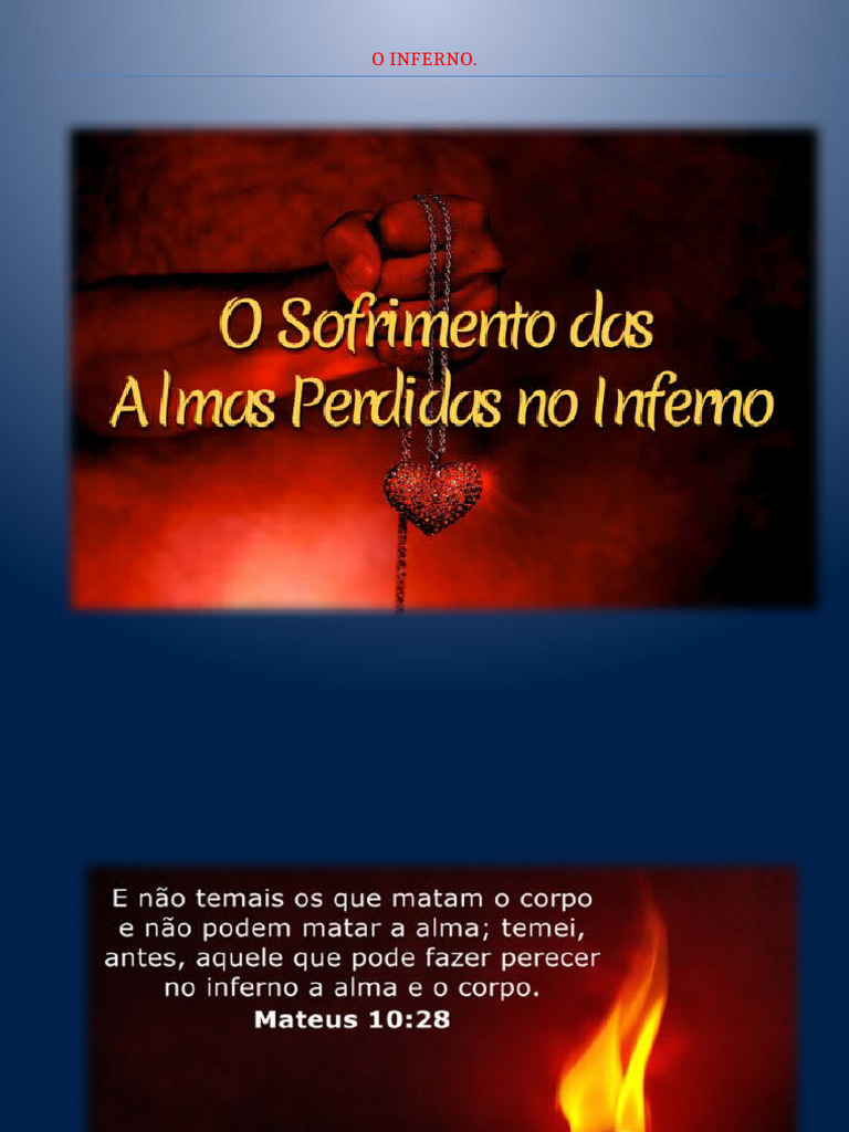 No Inferno | PDF | Pecado | Jesus