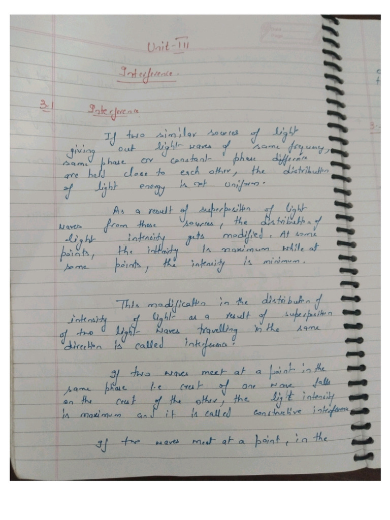 Unit 3rd Physics | PDF