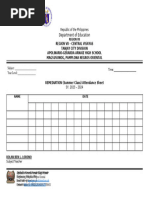 Iep Deped Format | PDF | Individualized Education Program | Learning