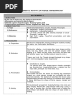 Lesson Plan Basic Shapes | PDF | Shape | Lesson Plan