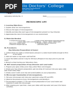 Hay Infusion | PDF | Microorganism | Water