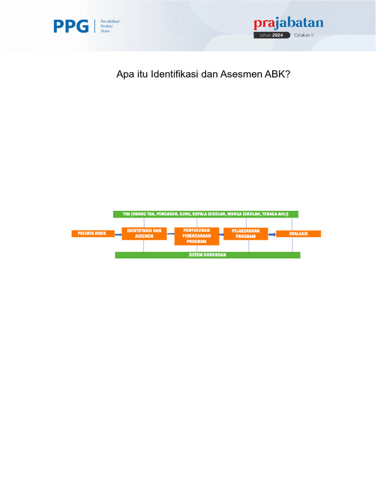 Apa Itu Identifikasi Dan Asesmen ABK | PDF
