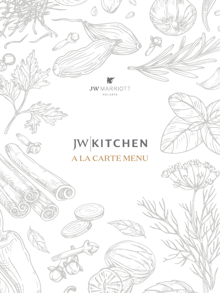 JW Kitchen Menu Highlights | PDF | Indian Cuisine | Hamburgers