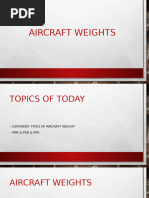 Aircraft Weight Definitions Guide | PDF