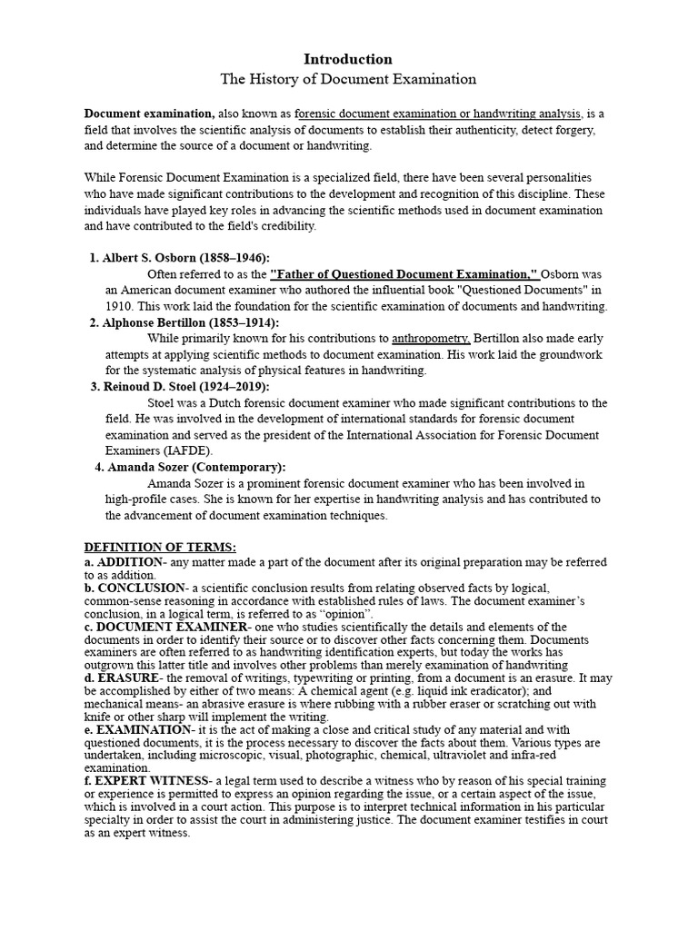 Introduction-QDE | PDF | Forensic Science