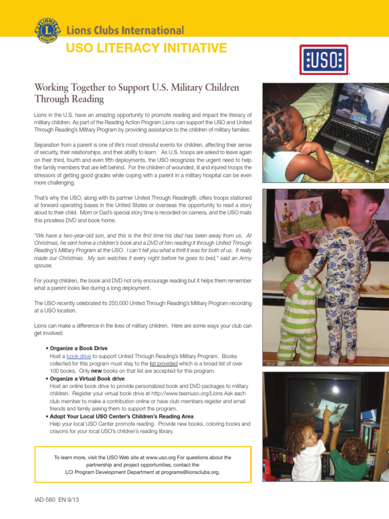 Working Together To Support U.S. Military Children | PDF | Social ...