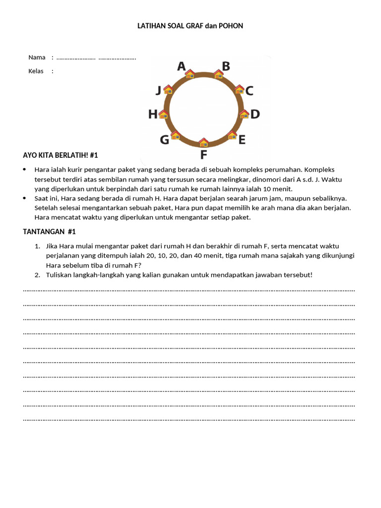 LATIHAN SOAL GRAF Dan POHON | PDF