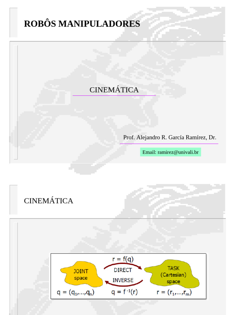 Aula Cinematica | PDF | Cinemática | Movimento (Física)