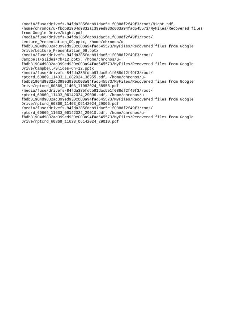 Lost and Found Data | PDF | Computers