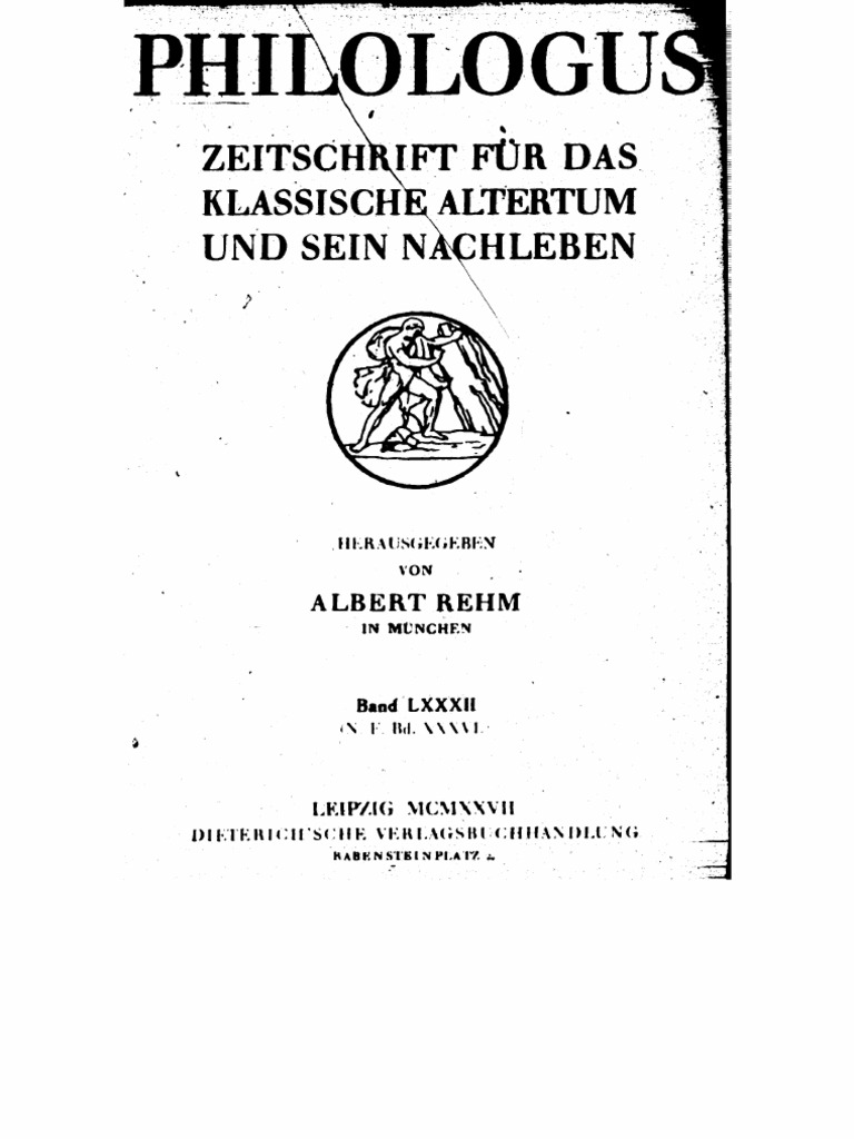 Philologus 82 (36), 1927,483 | PDF