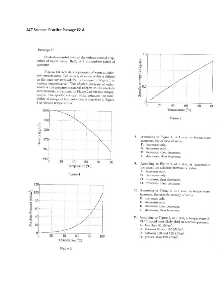 4 ACT Science Lesson D2 Test | PDF