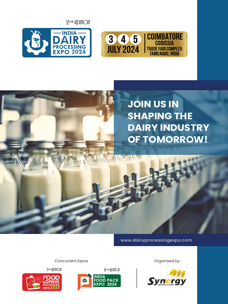India Dairy Processing Expo 2024 | PDF | Dairy | Business Process