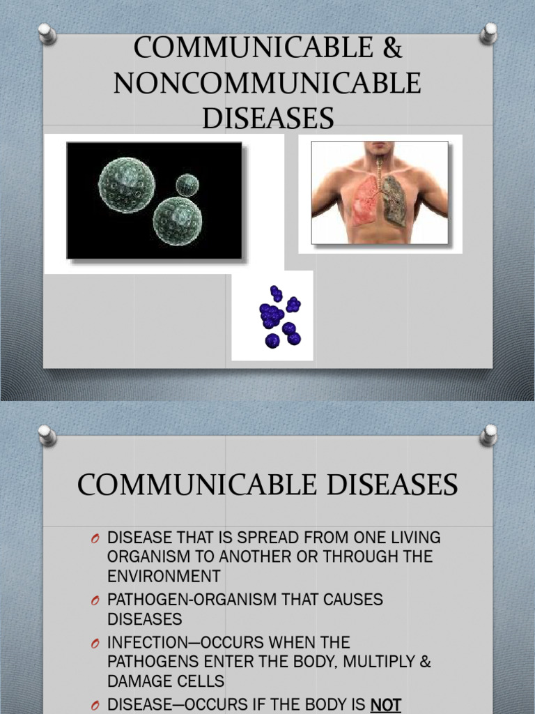 Communicable and Non Communicale Diseases (Theory) | PDF | Infection ...