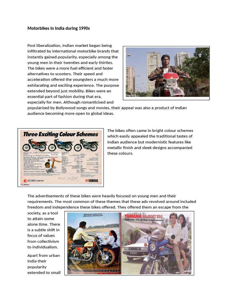 CCC Assignment 1 Tanya Dwivedi | PDF | Motorcycle | Transport