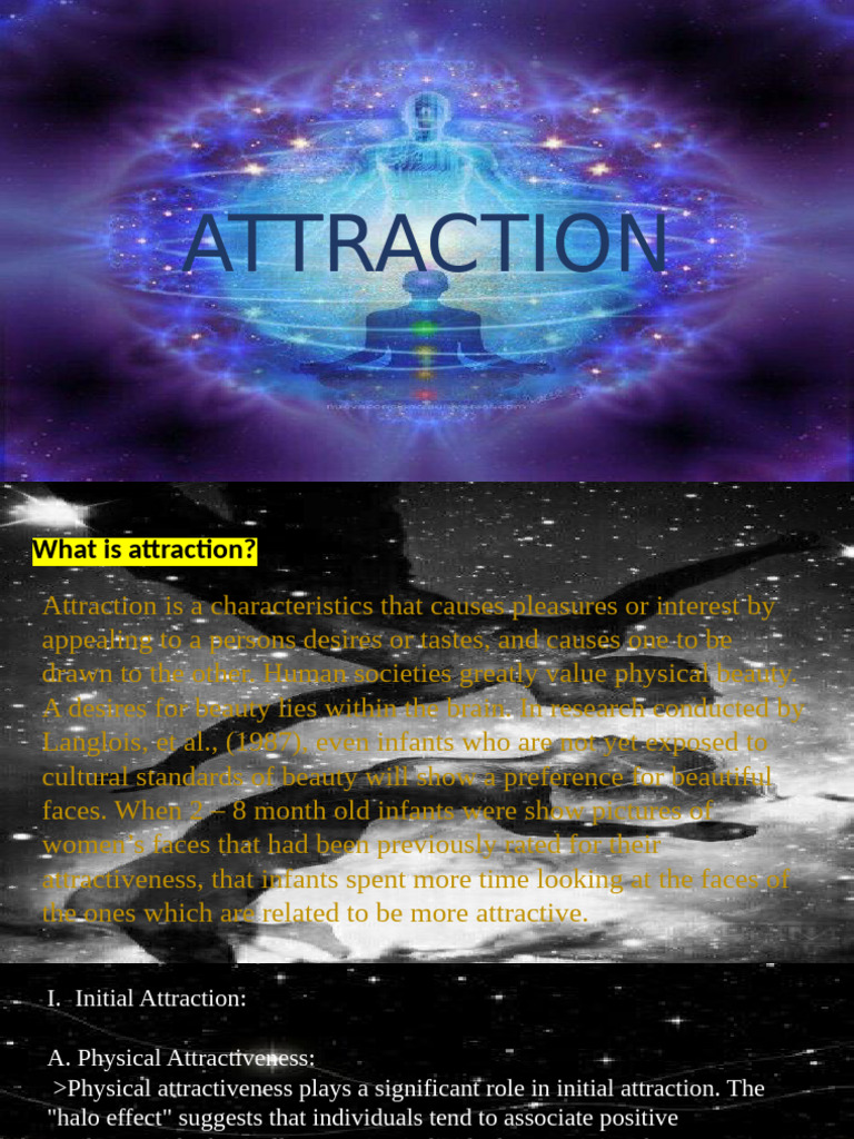 What is Attraction? | PDF | Interpersonal Attraction | Attachment Theory