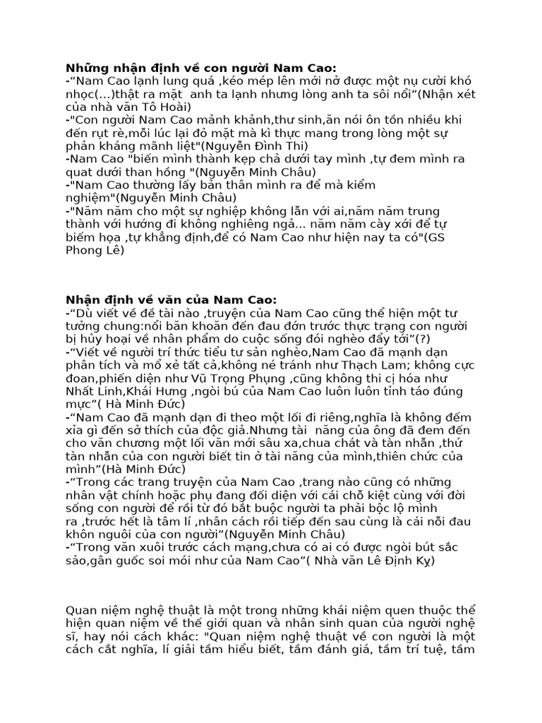 Lão H C.nam Cao | PDF