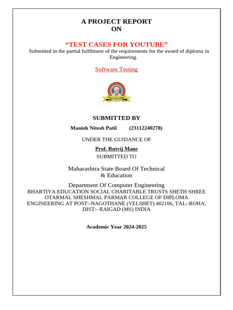 Manish STE Report | PDF | Career And Technical Education | Educational Stages