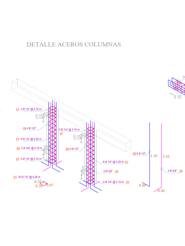 Armadura de Columnas | PDF