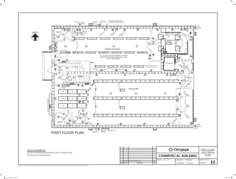 E2 First Floor Electrical Plan | PDF
