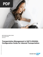 SAP TM Configuration Guide Overview | PDF