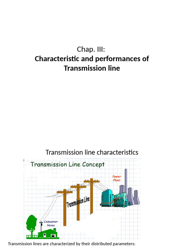 4 Transmission Line Characteristics and Performance-1 | PDF | Electric ...