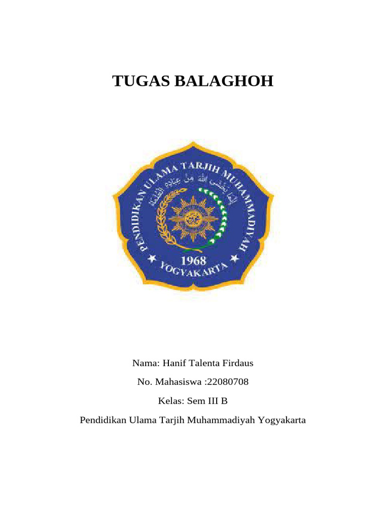 Hanif Talenta Firdaus Balaghoh | PDF | Agama & Spiritualitas