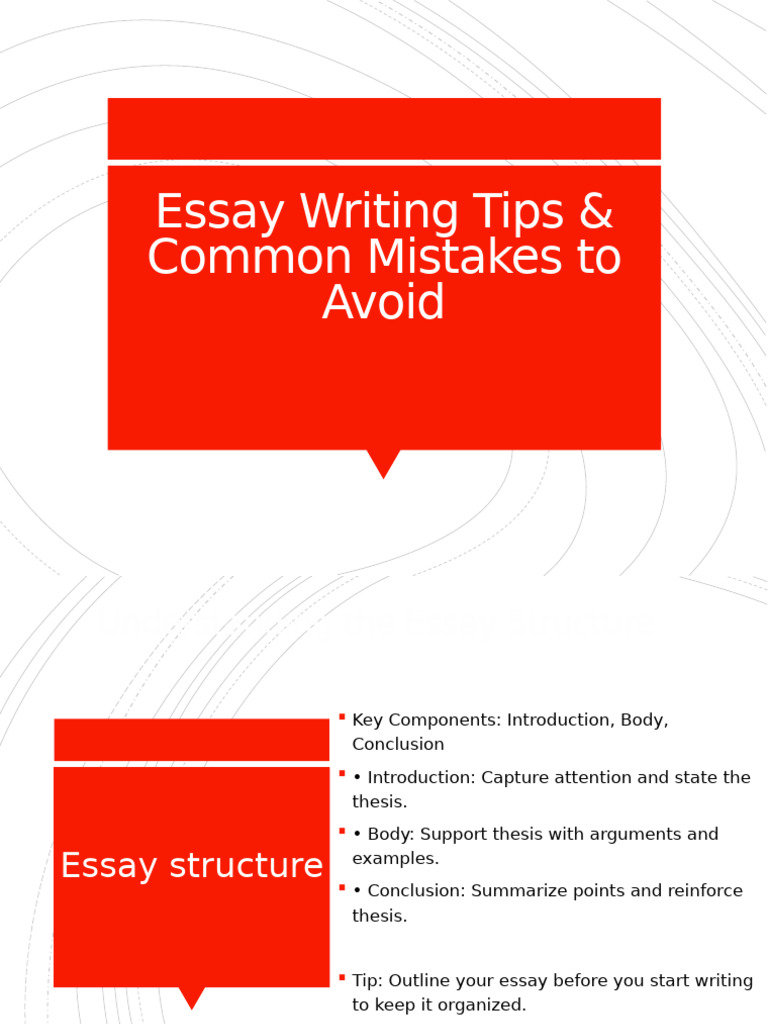 Essay Writing Tips Presentation | PDF | Career & Growth