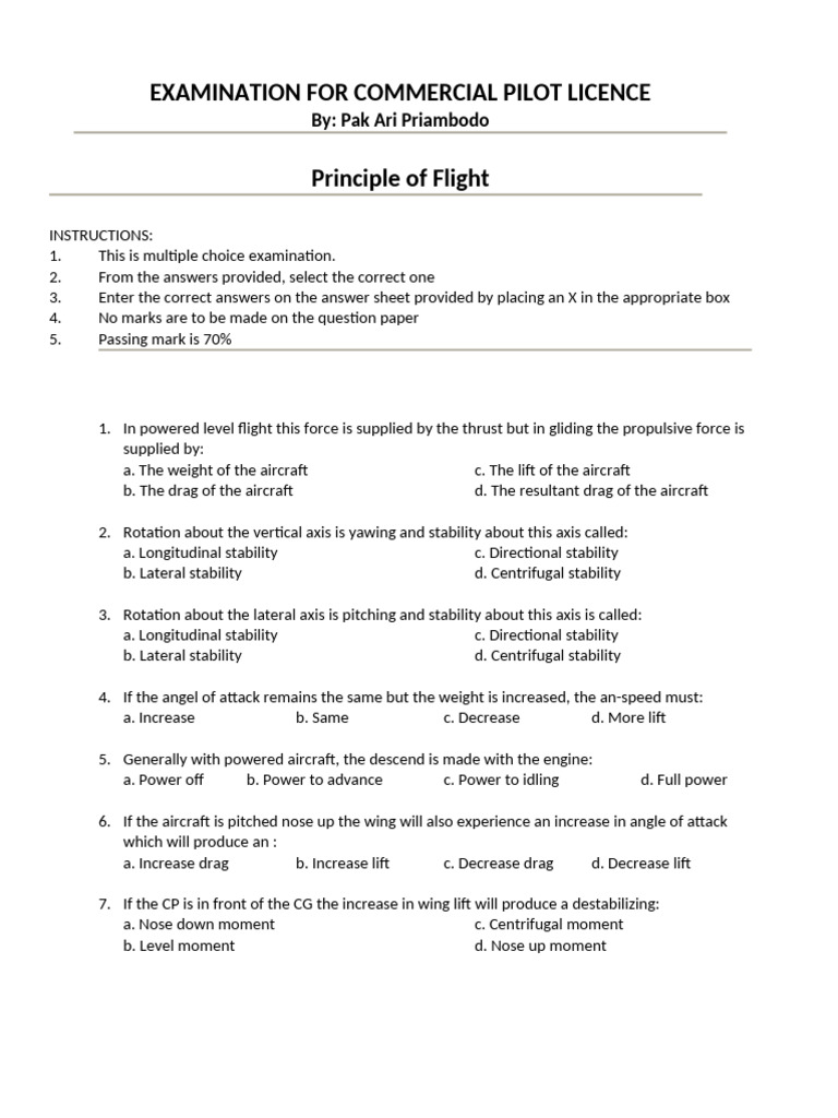 Eval Principle of Flight Lift | PDF | Aerodynamics | Hypersonic Speed