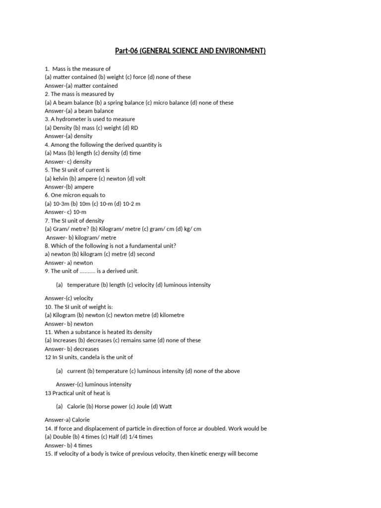 Part-07 (GENERAL SCIENCE AND ENVIRONMENT) | PDF | Waves | Hertz