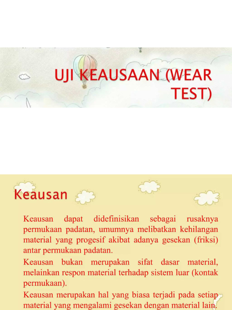 Keausan Material | PDF