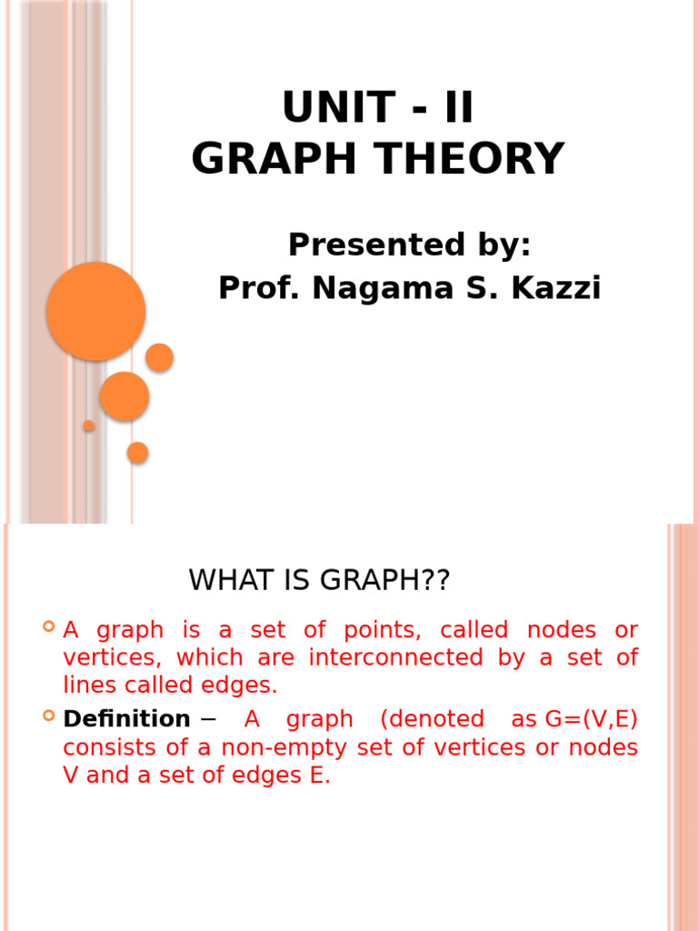 Unit-2 1 | PDF | Vertex (Graph Theory) | Discrete Mathematics