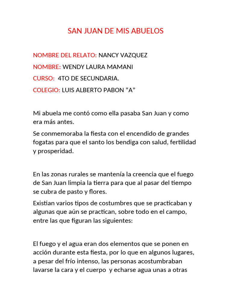 Wendy Laura San Juan | PDF | Ciencias sociales | Religión y espiritualidad