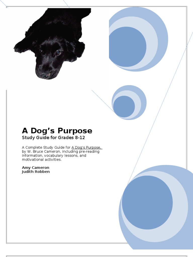 A Dogs Purpose Complete Study Guide | PDF