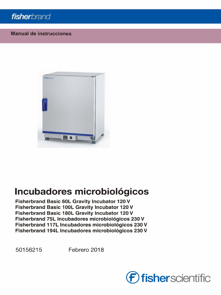 Instruction Manual - Incubator - ES | PDF | Laboratorios | Propiedad ...