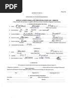 b3 Form - Birth Certificate | PDF