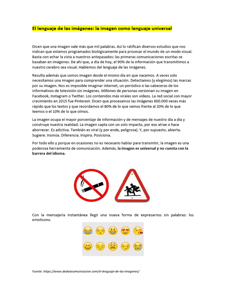 4 - La Imagen Como Lenguaje Universal | PDF