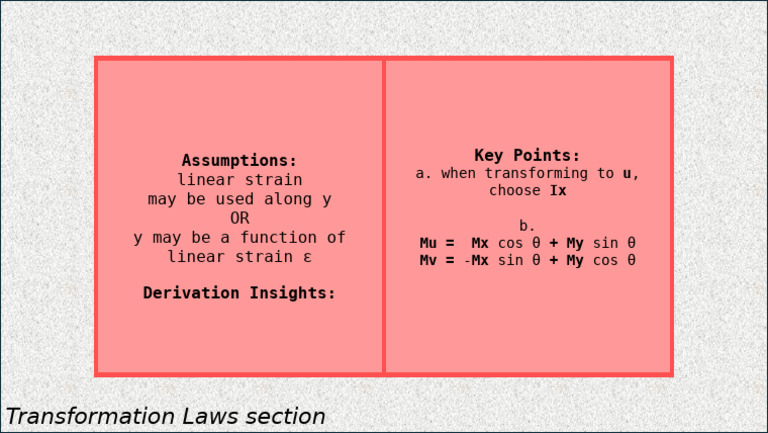 Transformation Laws in Strain Analysis | PDF