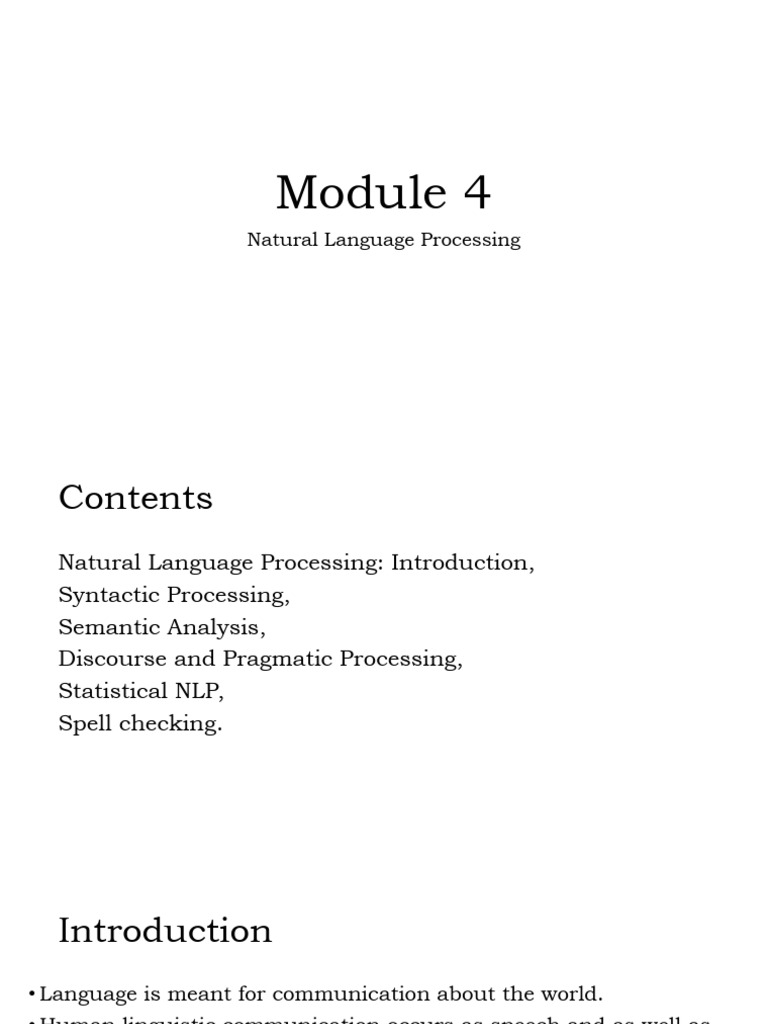 Natural Language Processing | PDF | Semantics | Parsing