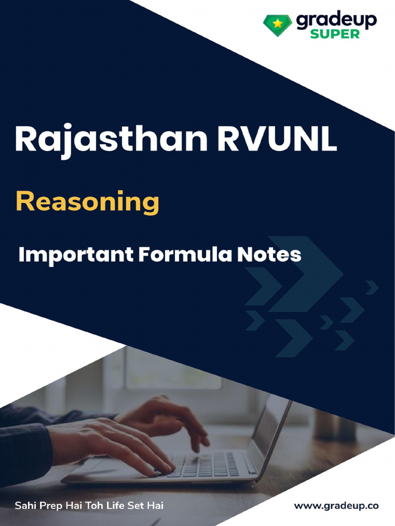 Reasoning Formula Notes 96 | PDF | Analogy | Numbers