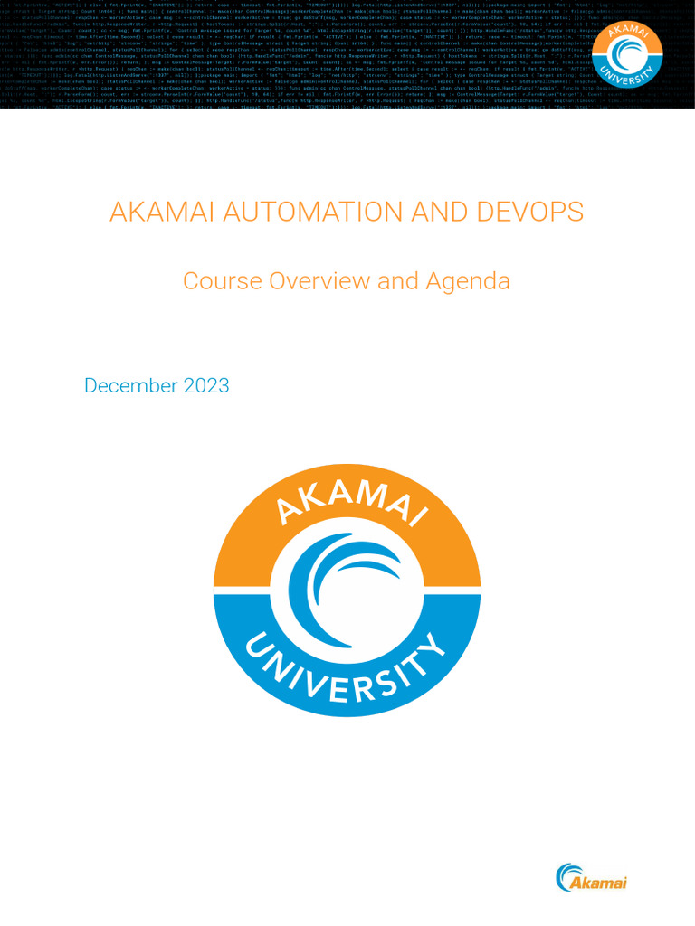 Akamai Automation & DevOps Training | PDF | Command Line Interface ...