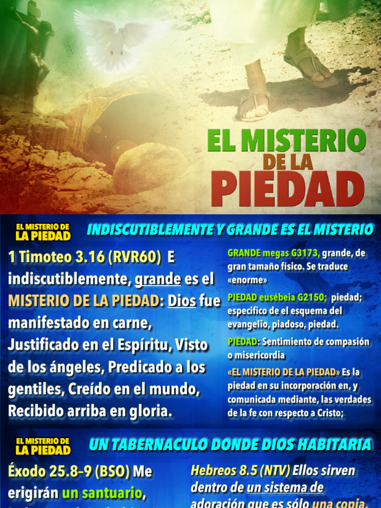 El Misterio de La Piedad | PDF | Sacrificio | Jesús