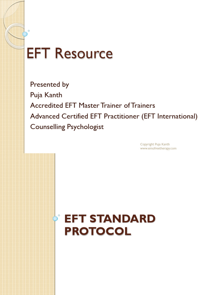 EFT Resource For Clients - 2022 | PDF | Psychological Concepts | Mental Health