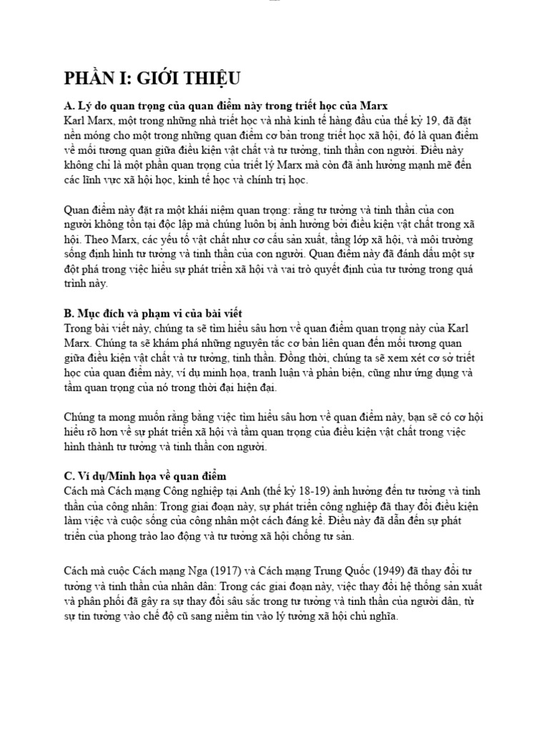 Dieu Kien Vat Chat Thay Doi Thi Som Muon Tu Tuong Tinh Than Cung Thay ...