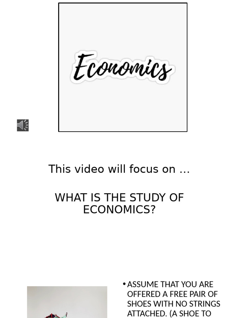 What Is The Study of Economics | PDF | Law | Self-Improvement