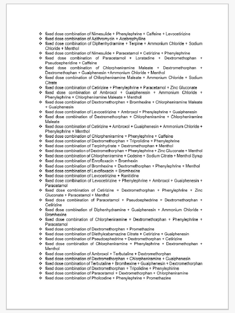 Banned Drugs 5 | PDF